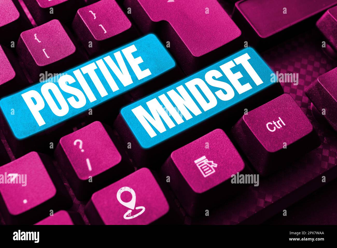 Conceptual caption Positive Mindset, Business approach mental and ...