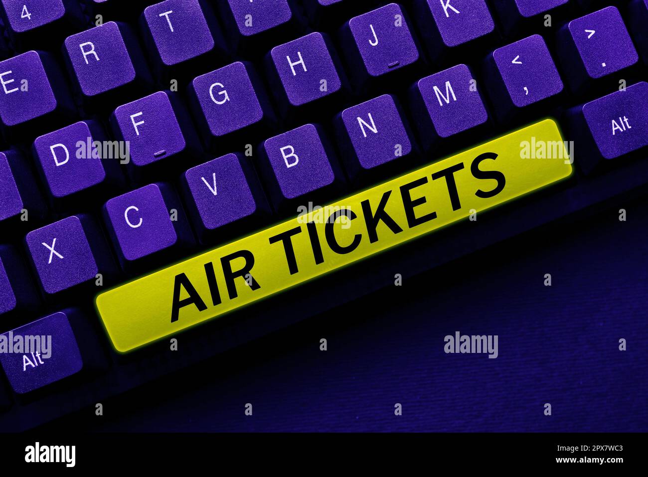 Text showing inspiration Air Tickets, Business showcase individual is ...