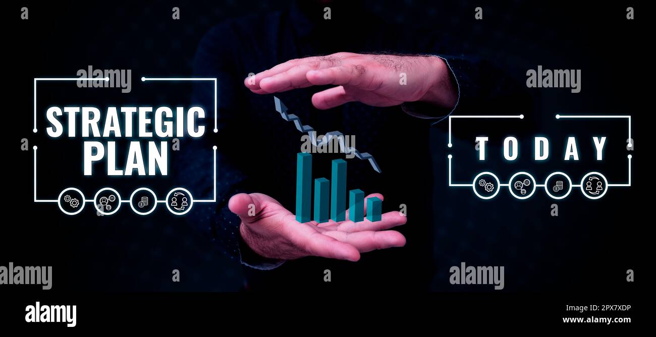 Inspiration showing sign Strategic Plan, Business overview A process of ...
