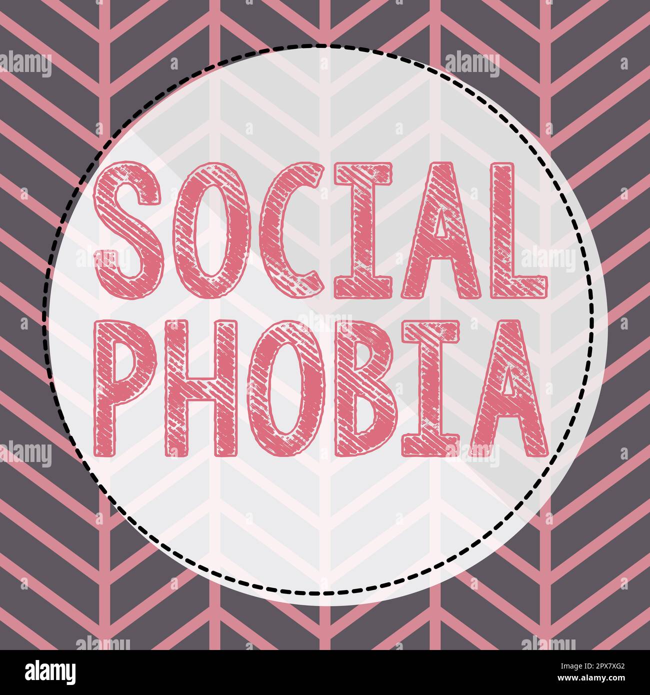 Conceptual display Social Phobia, Concept meaning overwhelming fear of ...