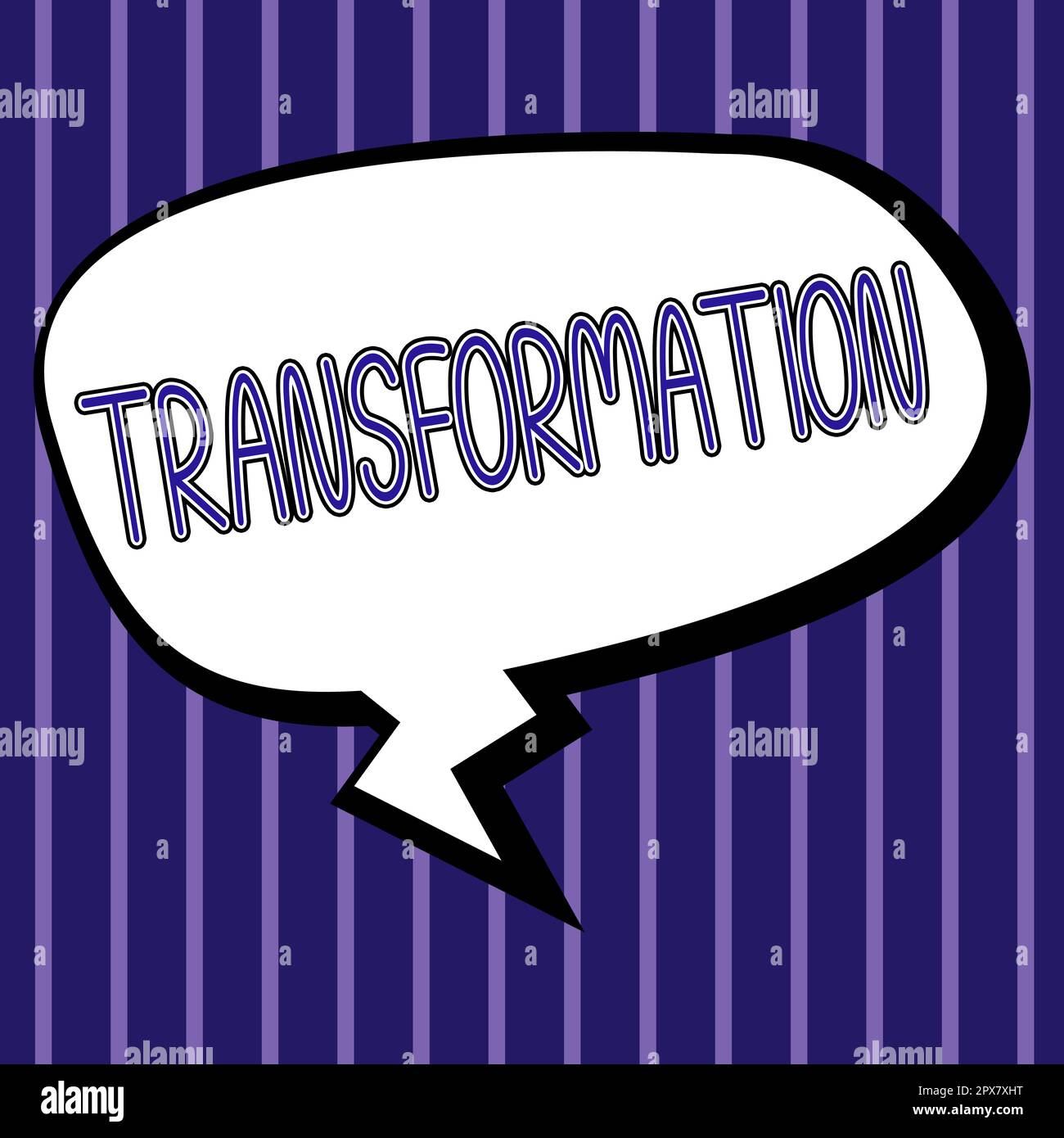 Inspiration showing sign Transformation, Business overview A marked ...