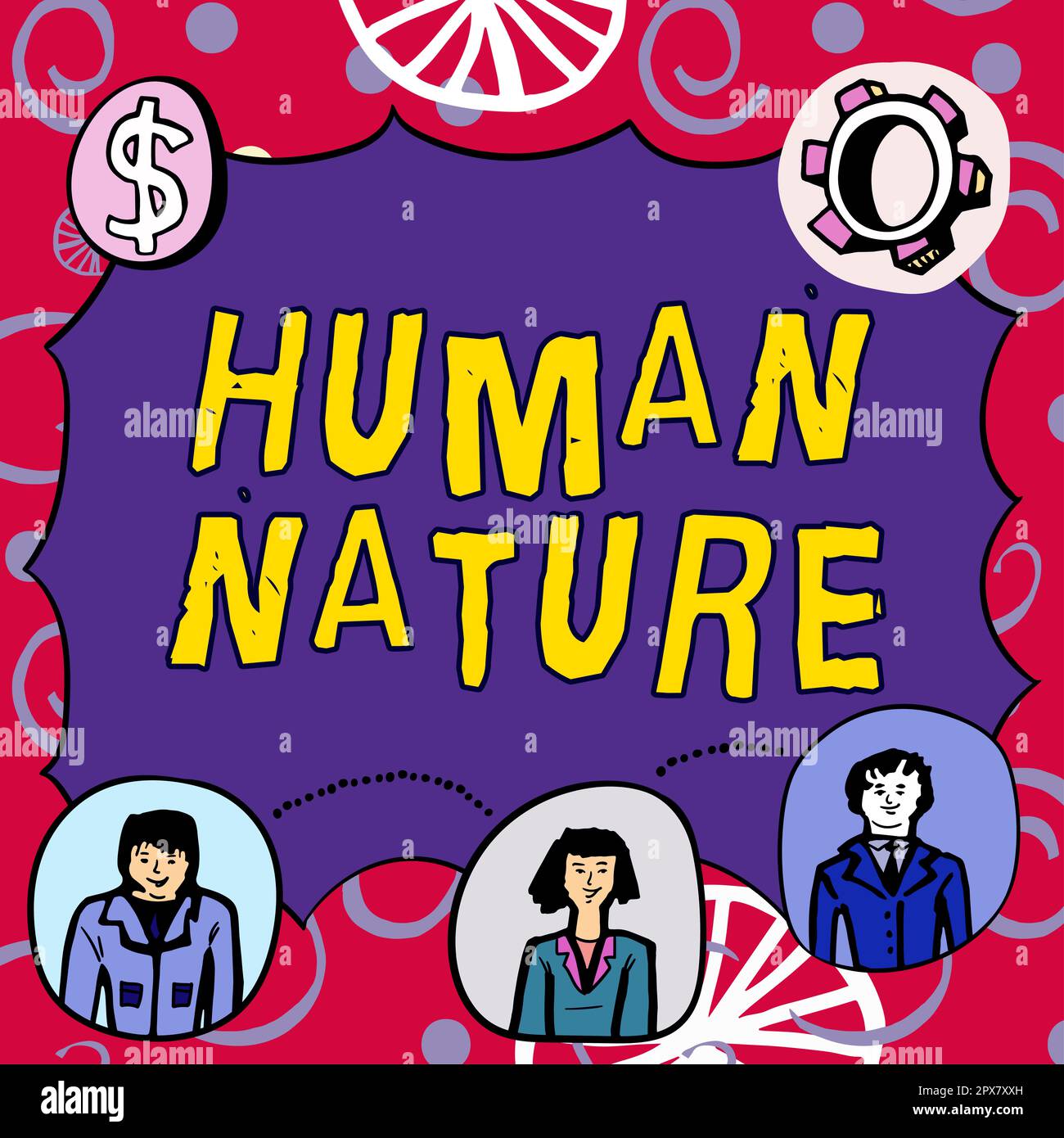 Conceptual caption Human Nature, Internet Concept psychological ...