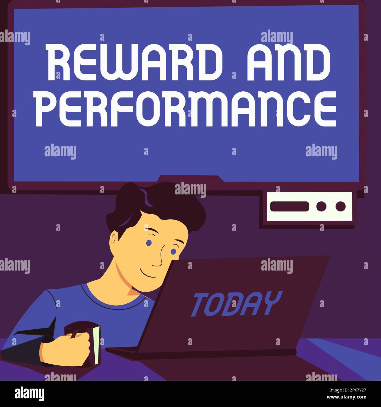 Inspiration showing sign Reward And Performance, Conceptual photo Given ...