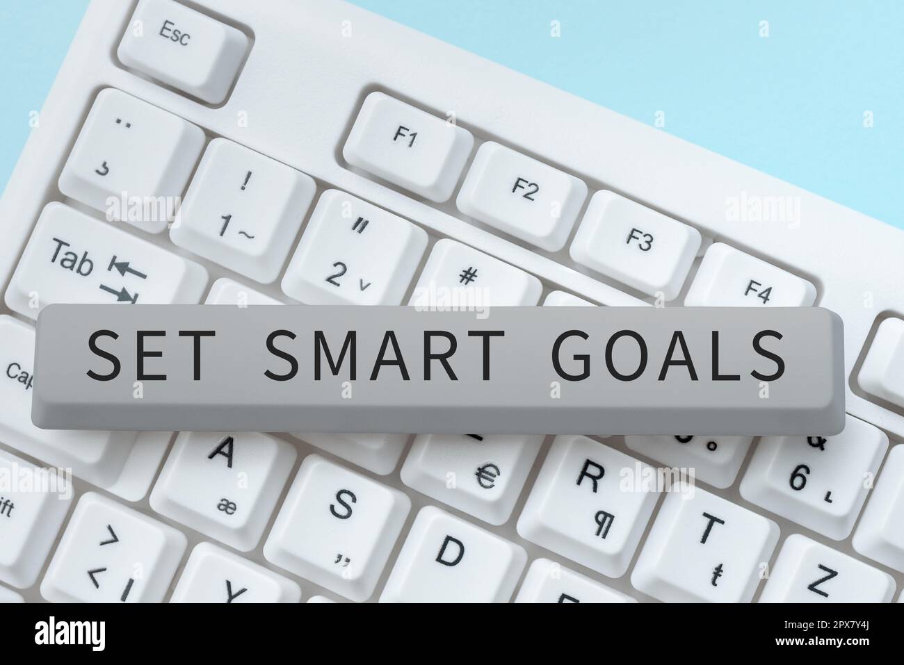 Conceptual display Set Smart Goals, Business showcase Establish ...