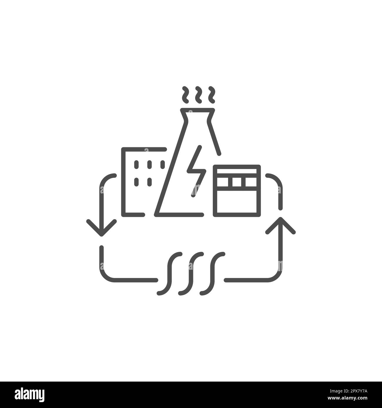 Environmental and thermal energy Black and White Stock Photos & Images ...