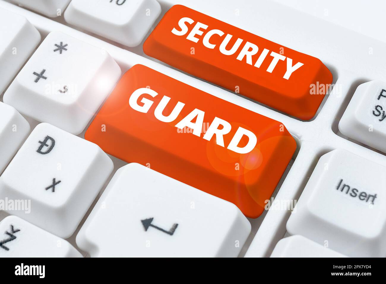 Text showing inspiration Security Guard, Word for tools used to manage ...