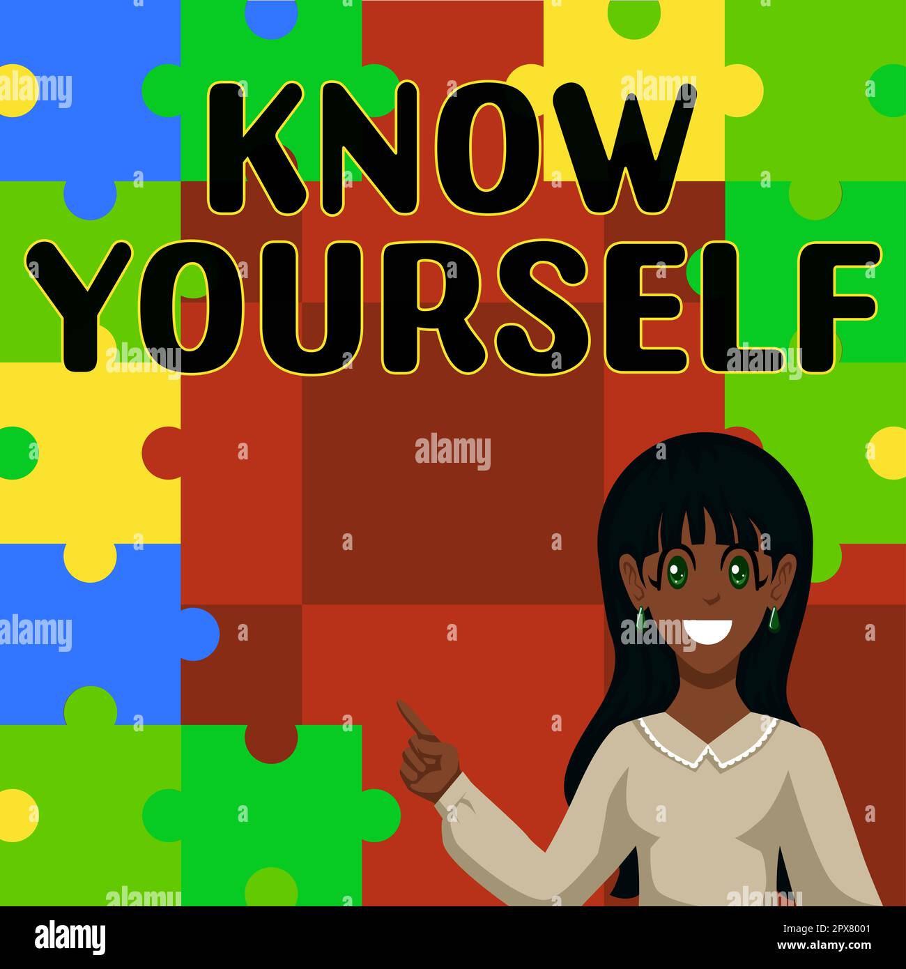 Conceptual display Know Yourself, Concept meaning Find You ...