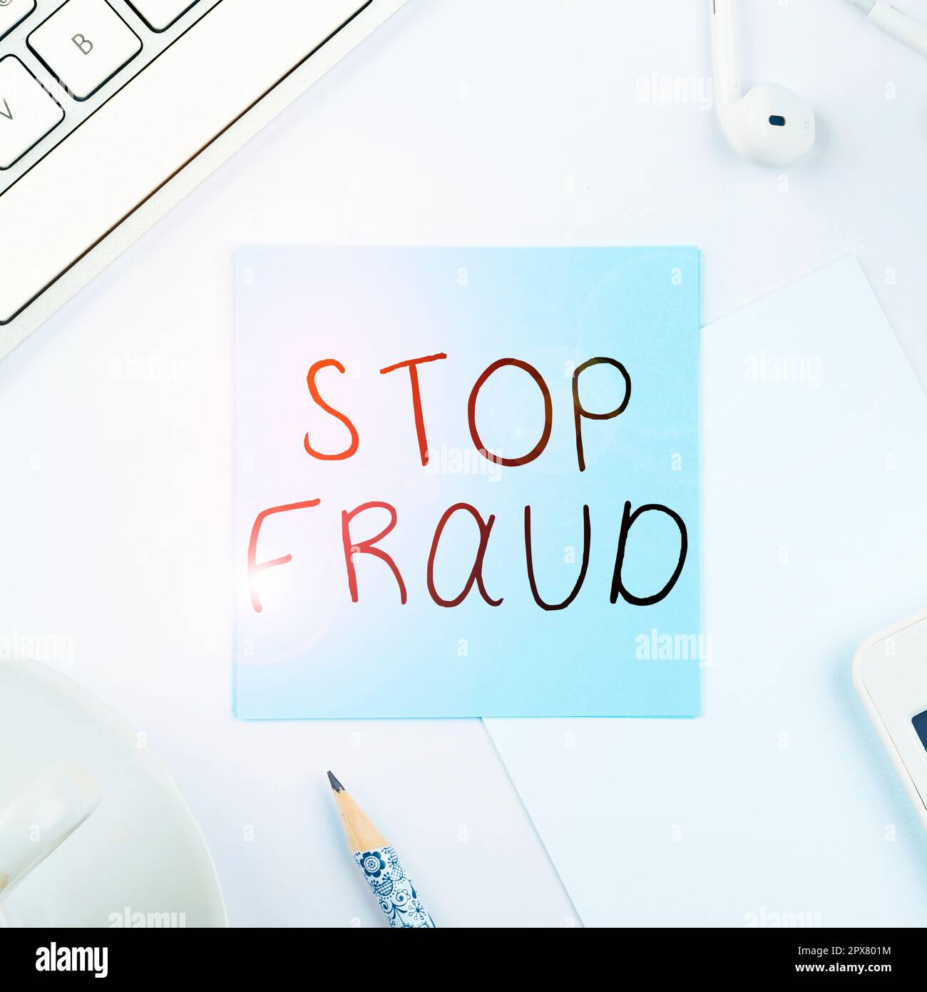 Writing displaying text Stop Fraud, Word Written on campaign advices ...