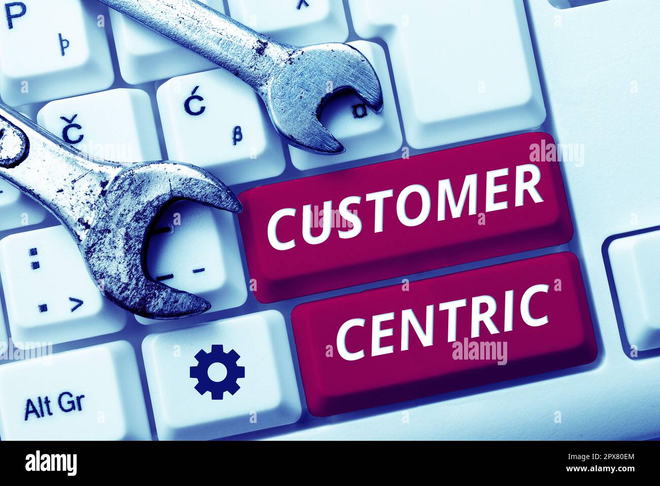 Inspiration showing sign Customer Centric, Concept meaning process of ...