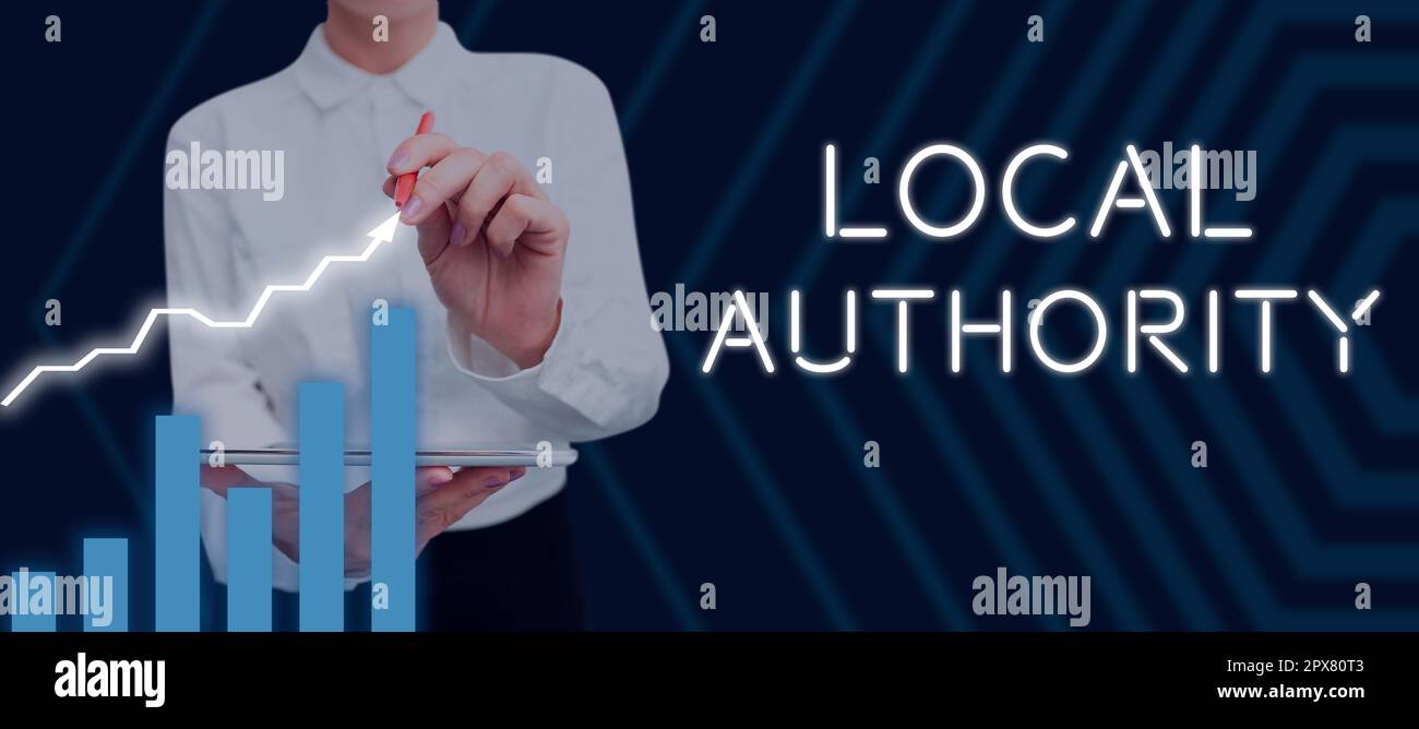 Conceptual caption Local Authority, Business concept the group of ...