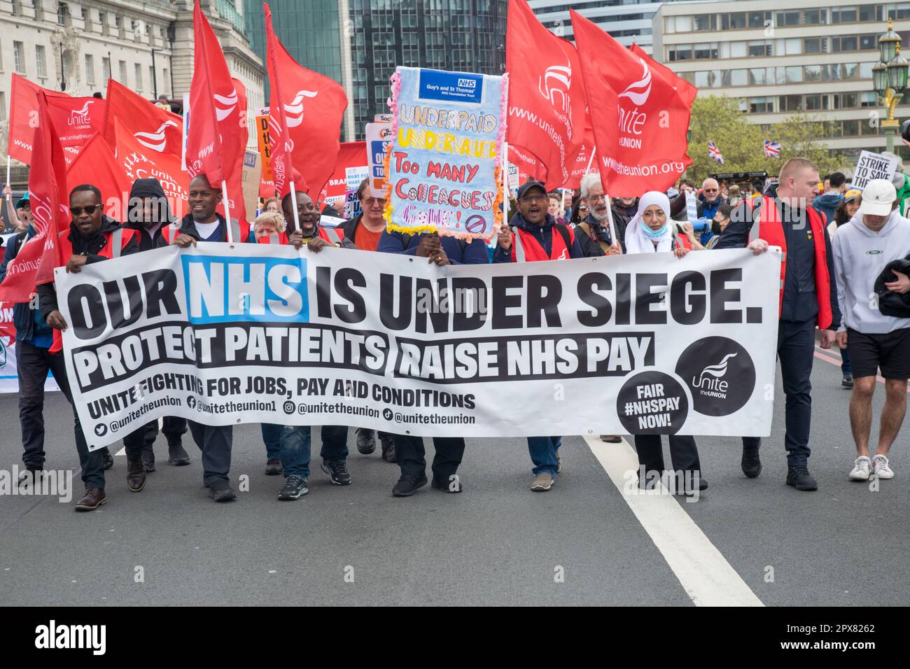 guest speaker at the international labour rally may day Stock Photo - Alamy