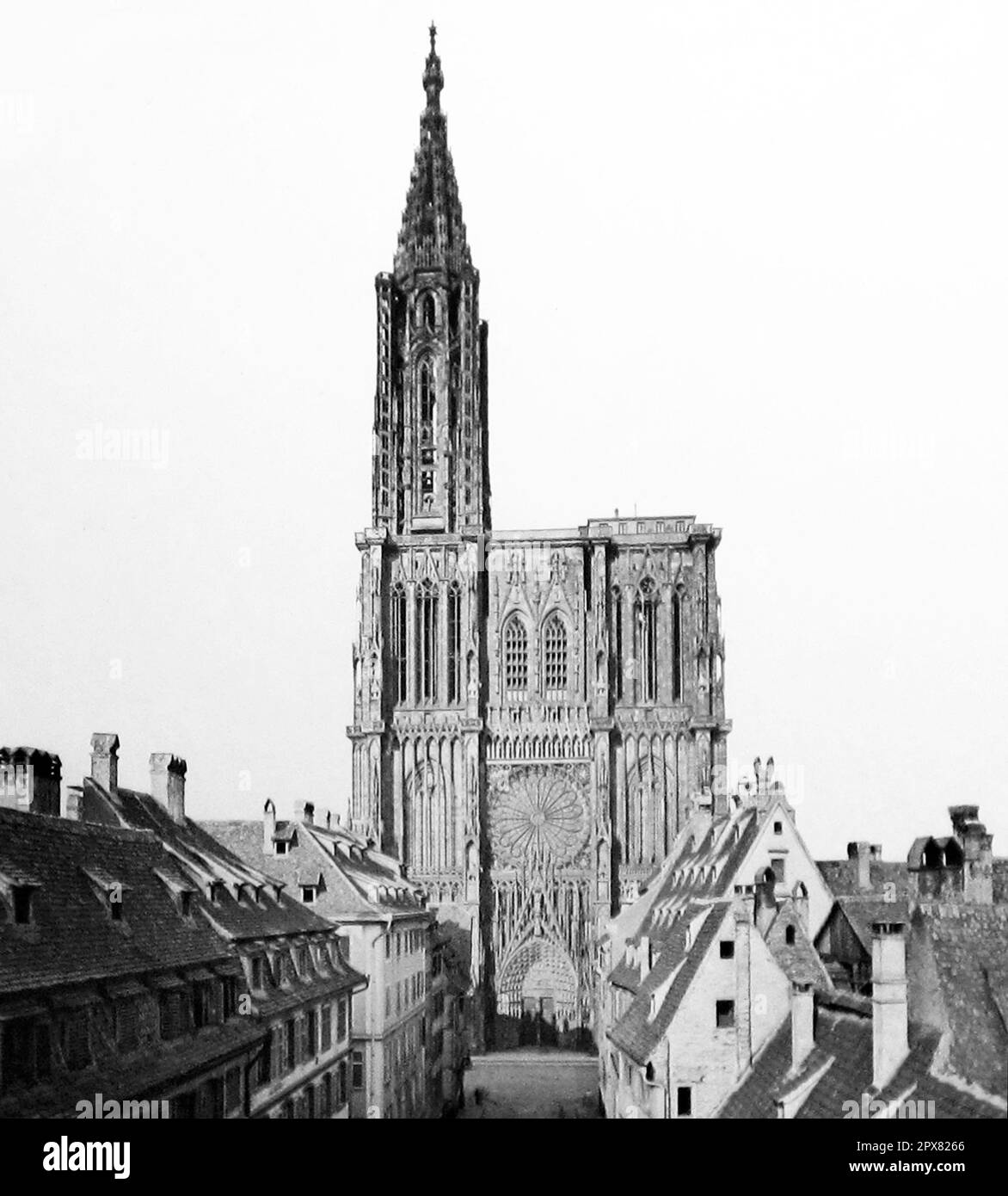 Strasbourg Cathedral, France, Victorian period Stock Photo - Alamy
