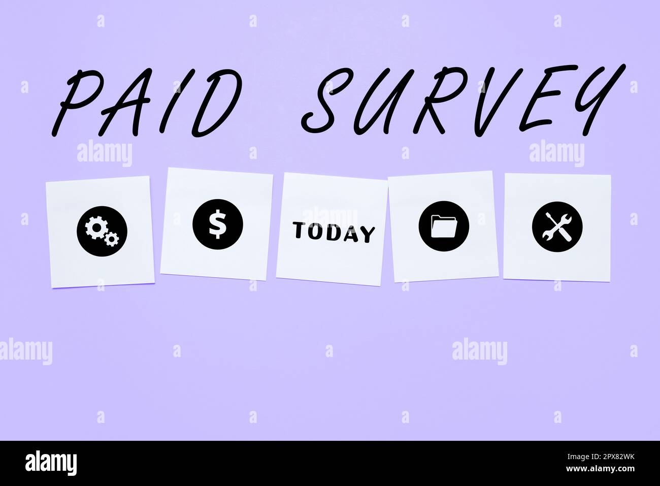 Conceptual caption Paid Survey, Concept meaning statistical survey ...