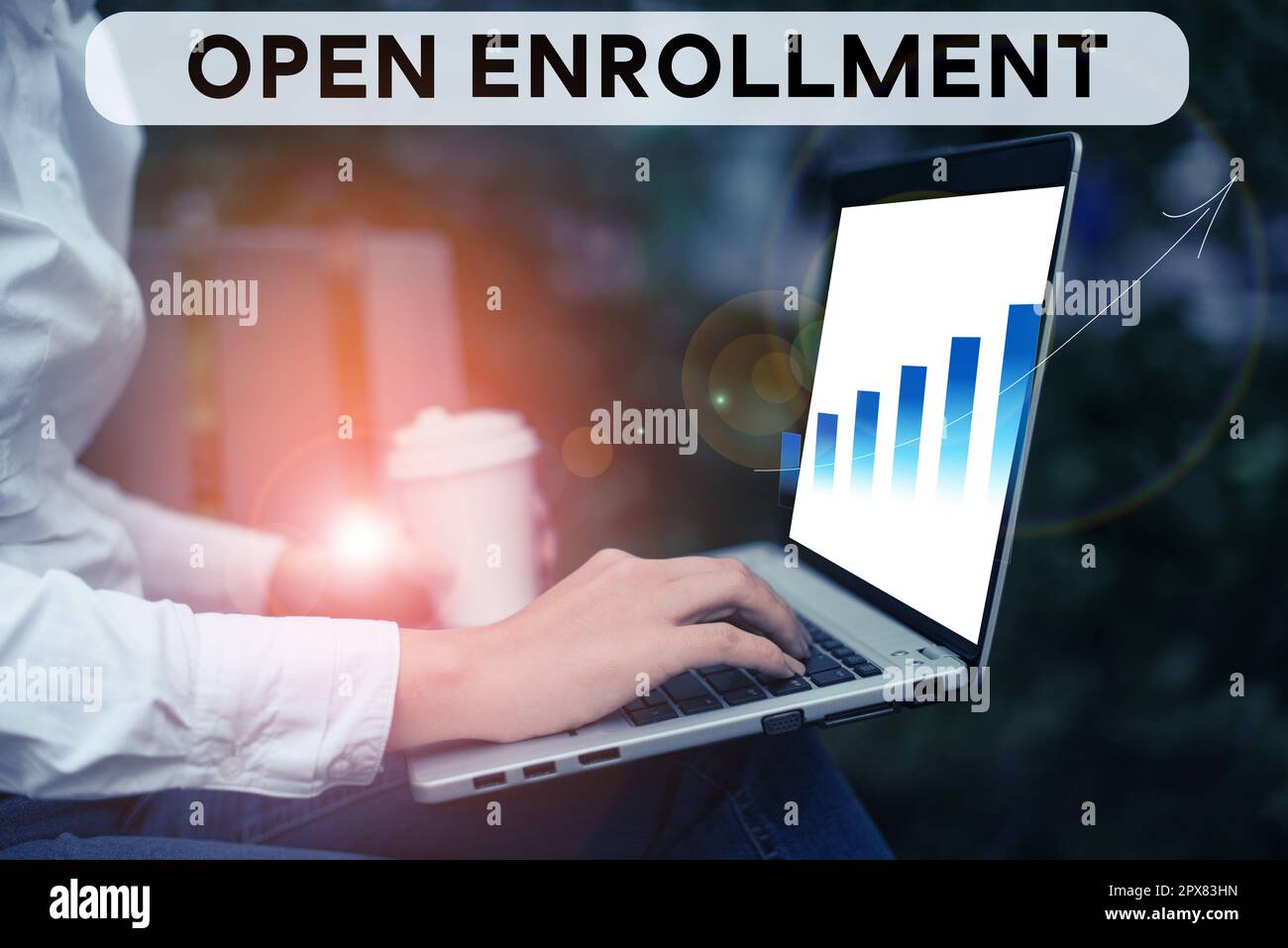 Conceptual caption Open Enrollment, Business overview The yearly period ...