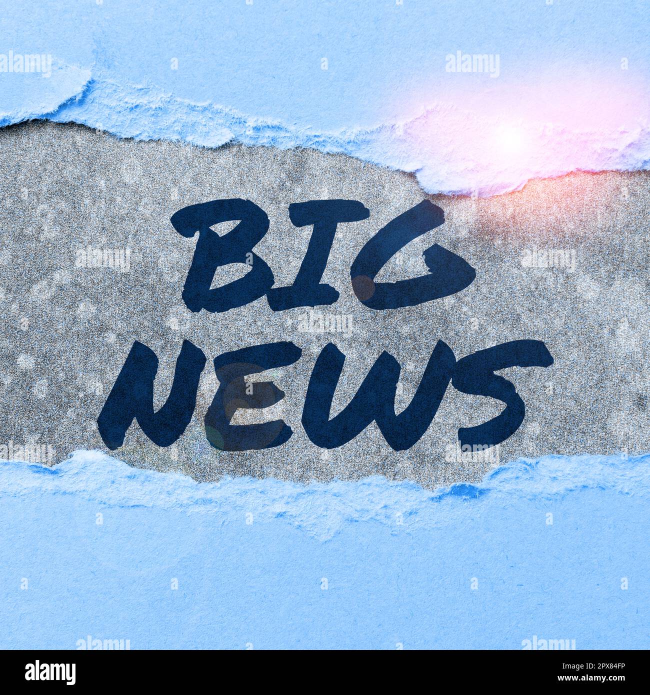 Text sign showing Big News, Concept meaning knowing actions no one ...