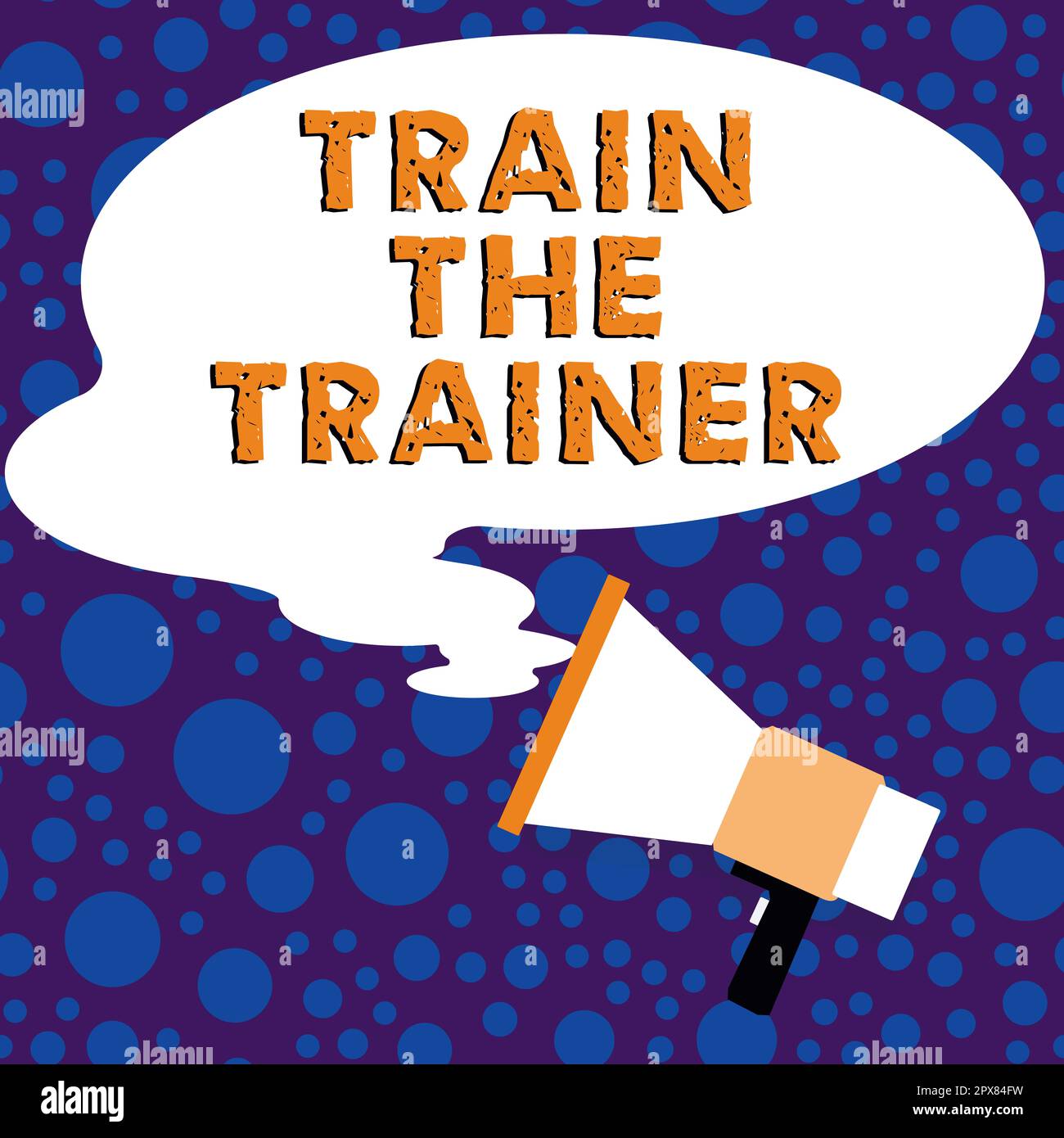 Conceptual display Train The Trainer, Word for identified to teach ...