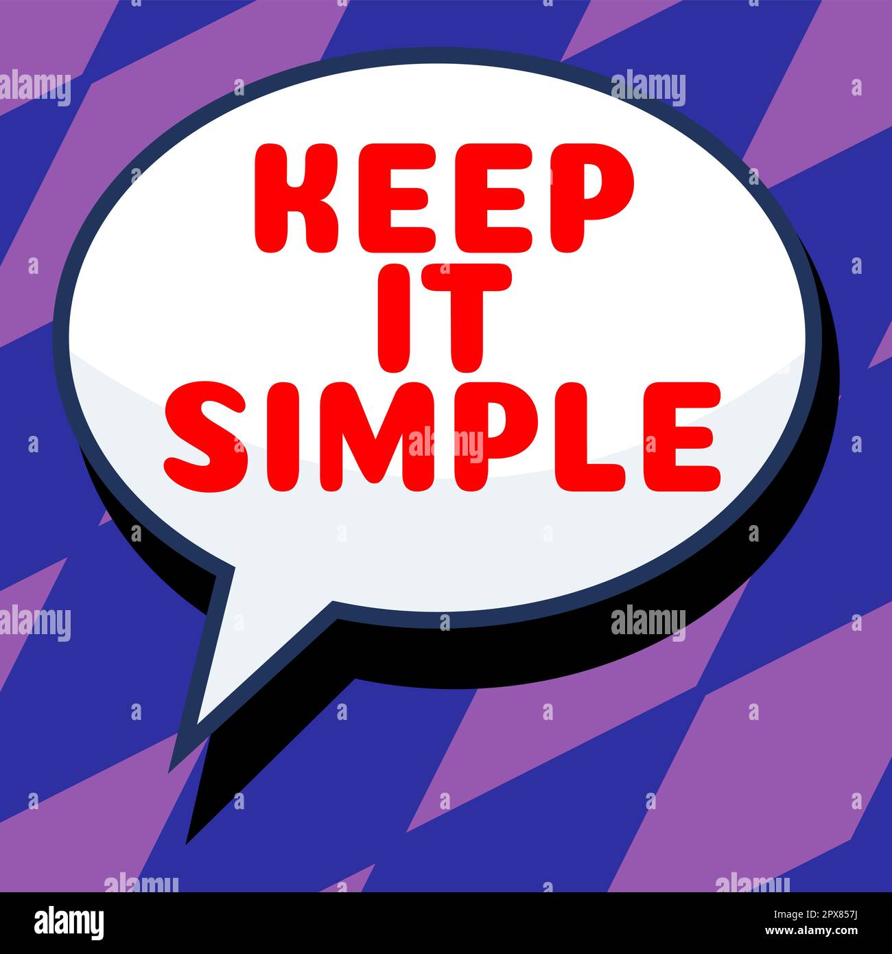 Inspiration showing sign Keep It Simple, Business overview Easy to toss around Understandable ...