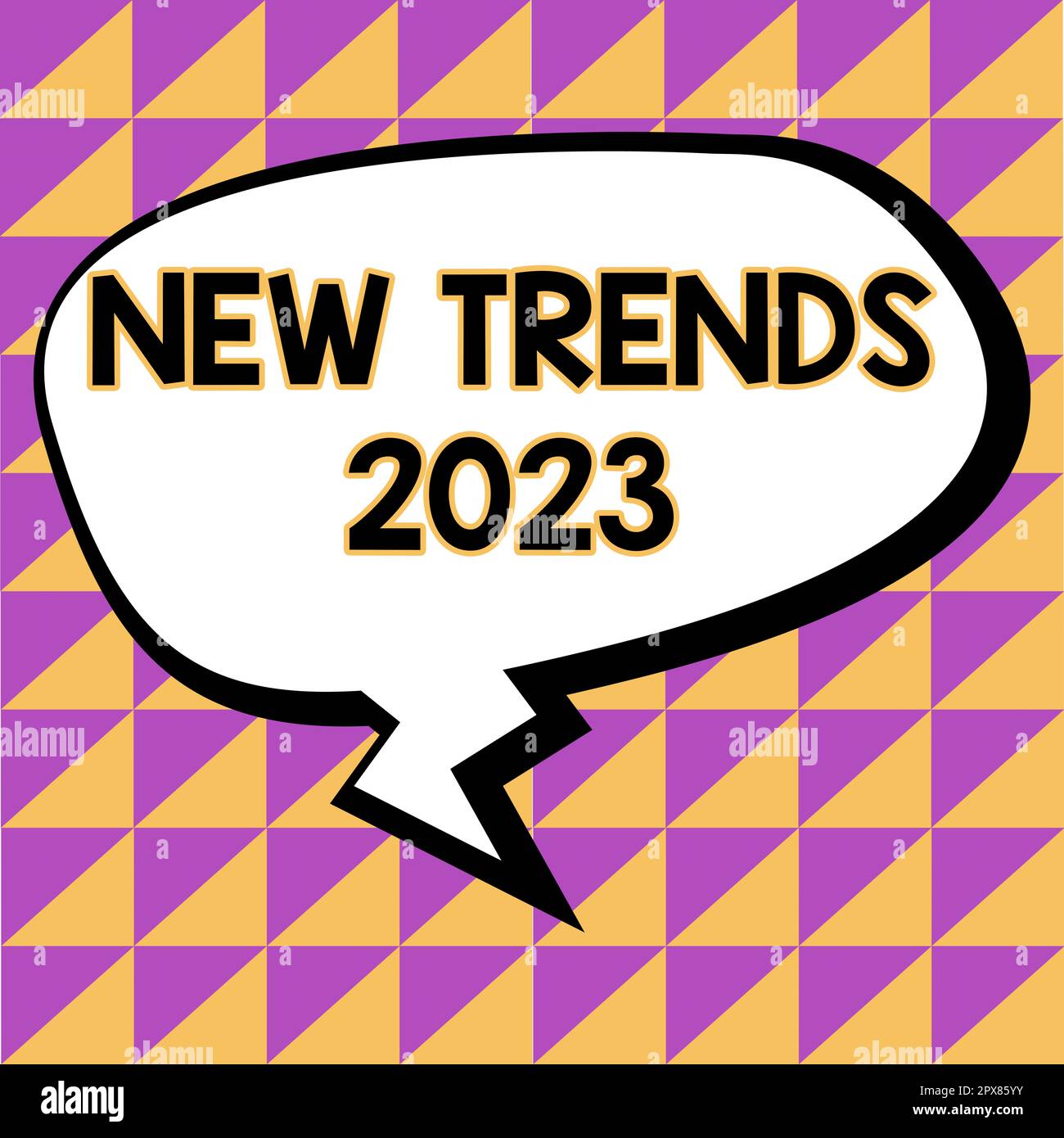Writing displaying text New Trends 2023, Business concept general ...