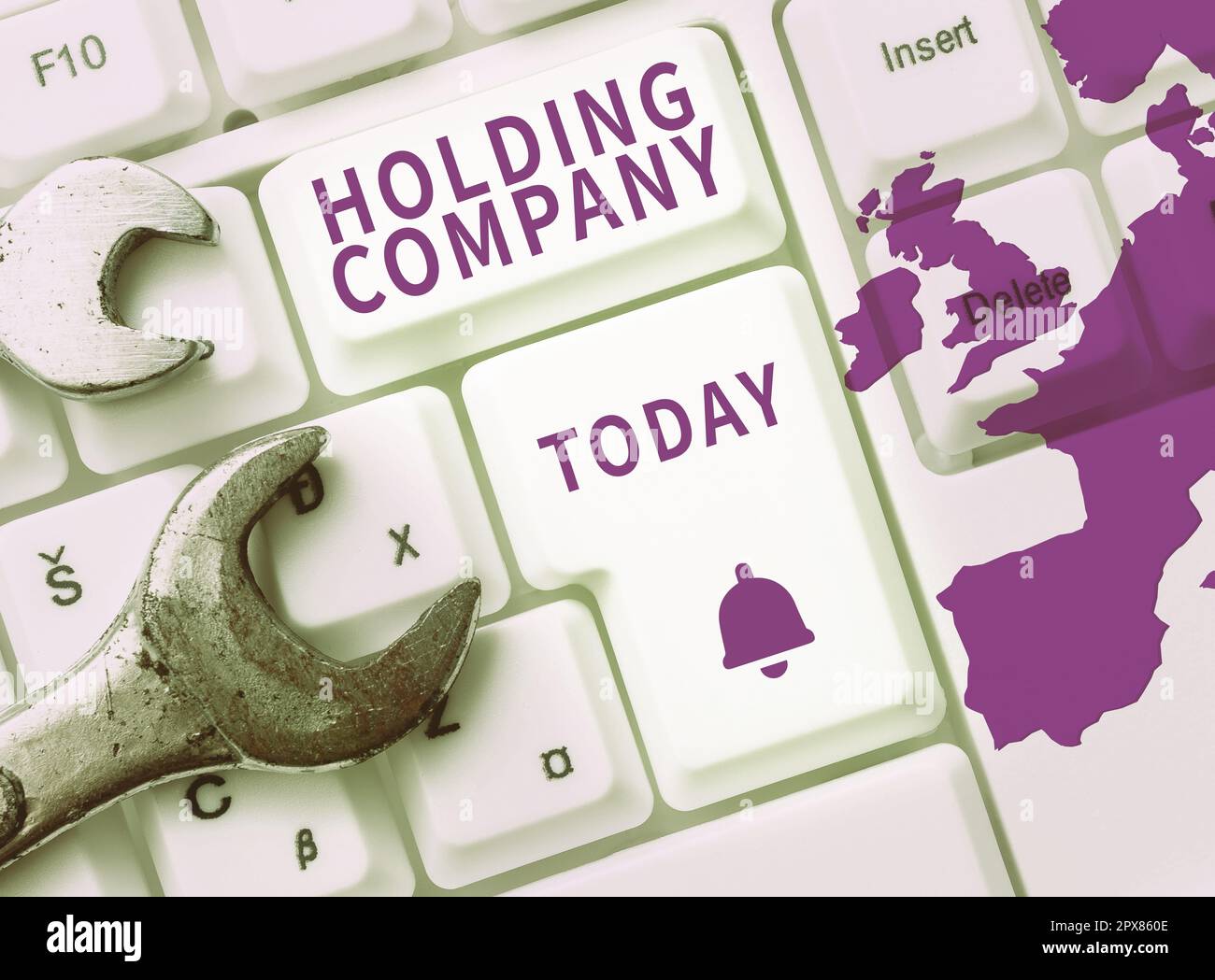 Text caption presenting Holding Company, Conceptual photo stocks ...