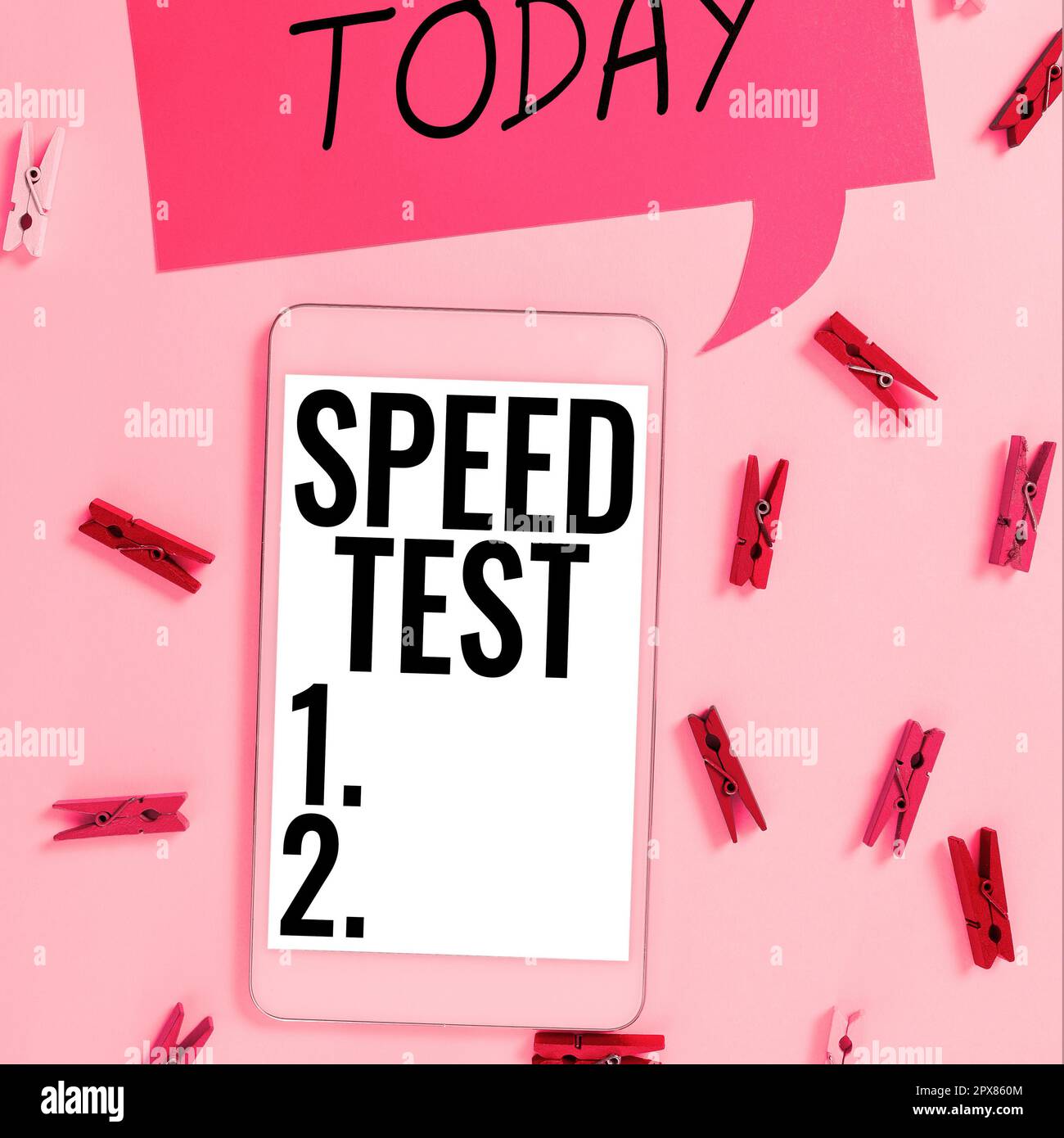 Conceptual display Speed Test, Business approach psychological test for ...