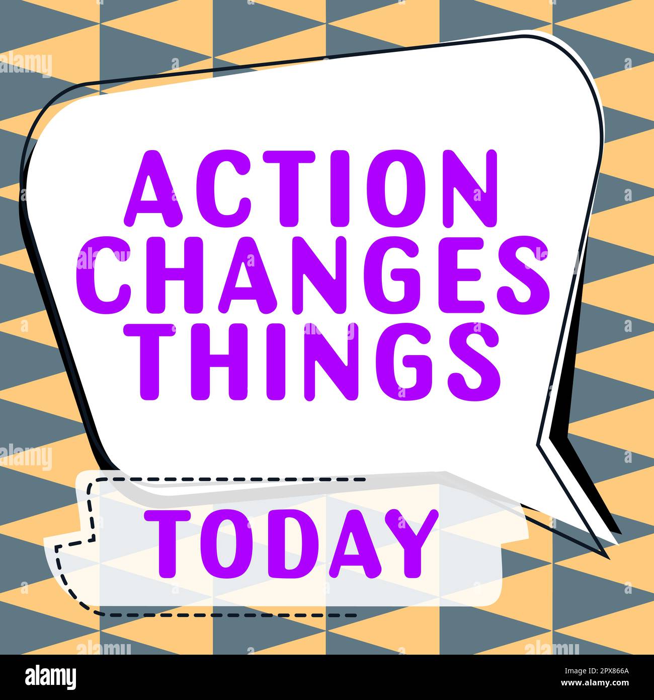 Hand writing sign Action Changes Things, Business approach doing ...