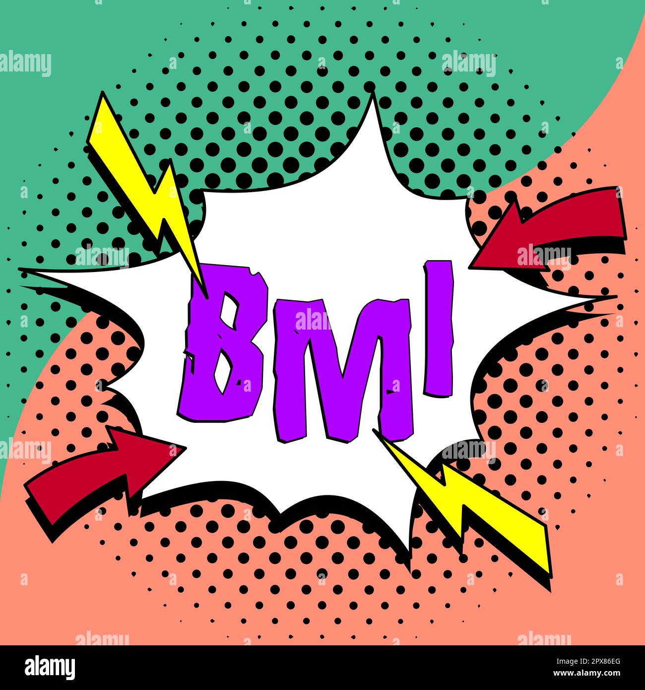 Text caption presenting Bmi, Internet Concept Method of estimating body ...
