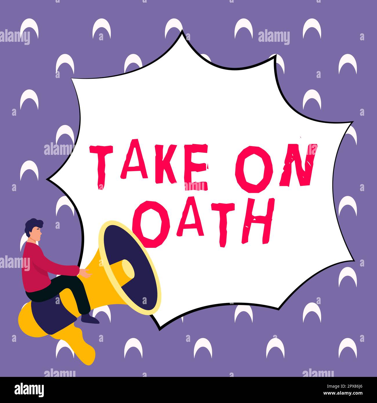 Conceptual display Take On Oath, Concept meaning A solemn appeal to a ...