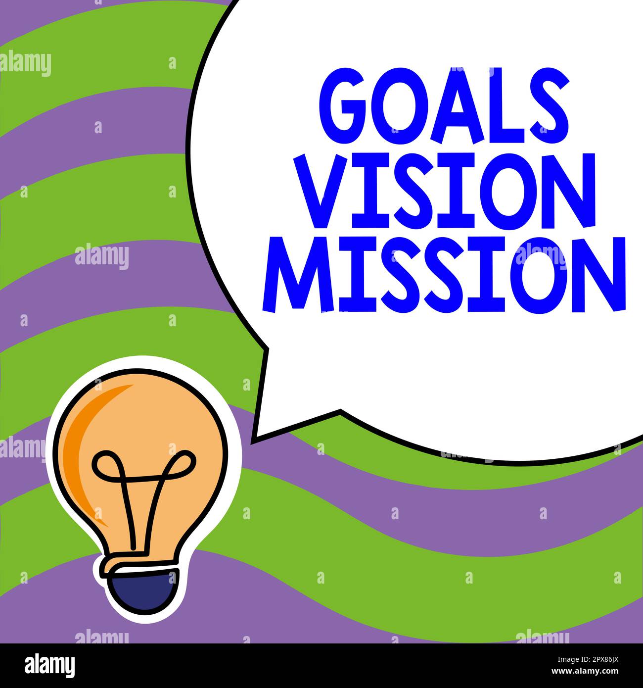 Conceptual caption Goals Vision Mission, Internet Concept practical ...