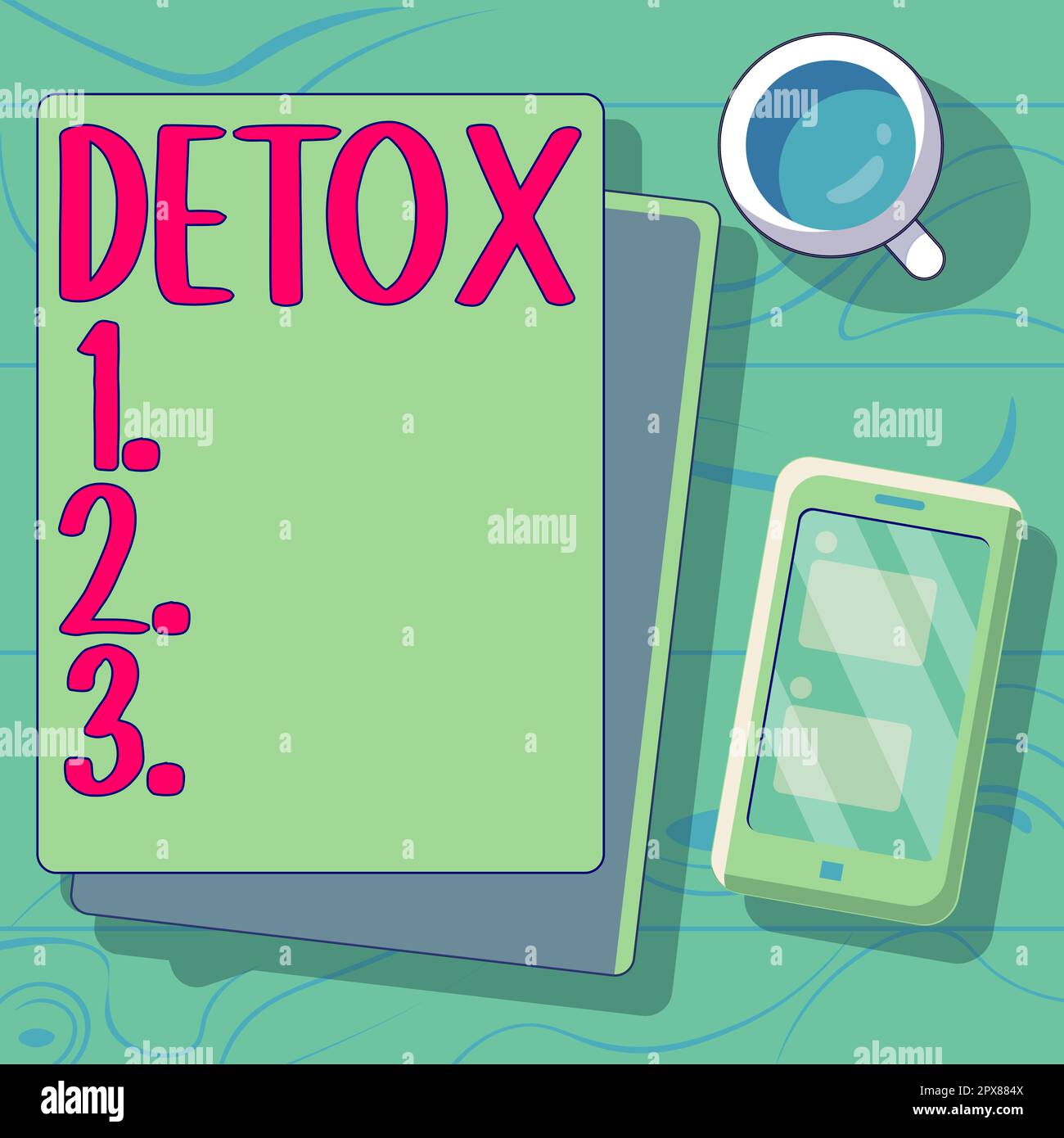 Hand writing sign Detox, Conceptual photo Moment for Diet Nutrition ...