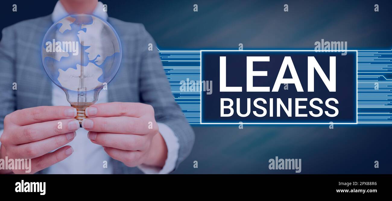 Writing displaying text Lean Business, Conceptual photo improvement of ... Writing displaying text Lean Business, Conceptual photo improvement of ...