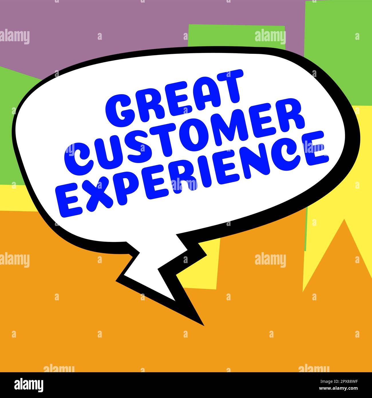 Writing displaying text Great Customer Experience, Concept meaning ...