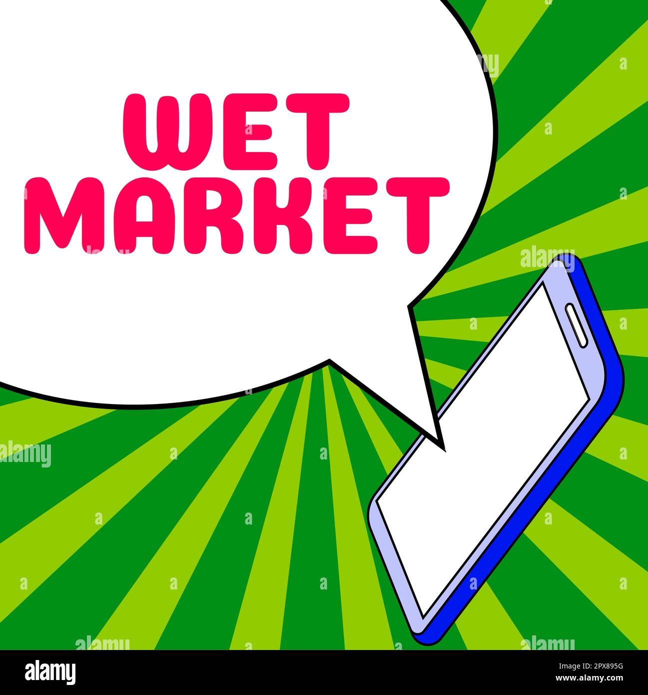 Conceptual display Wet Market, Business overview market selling fresh ...