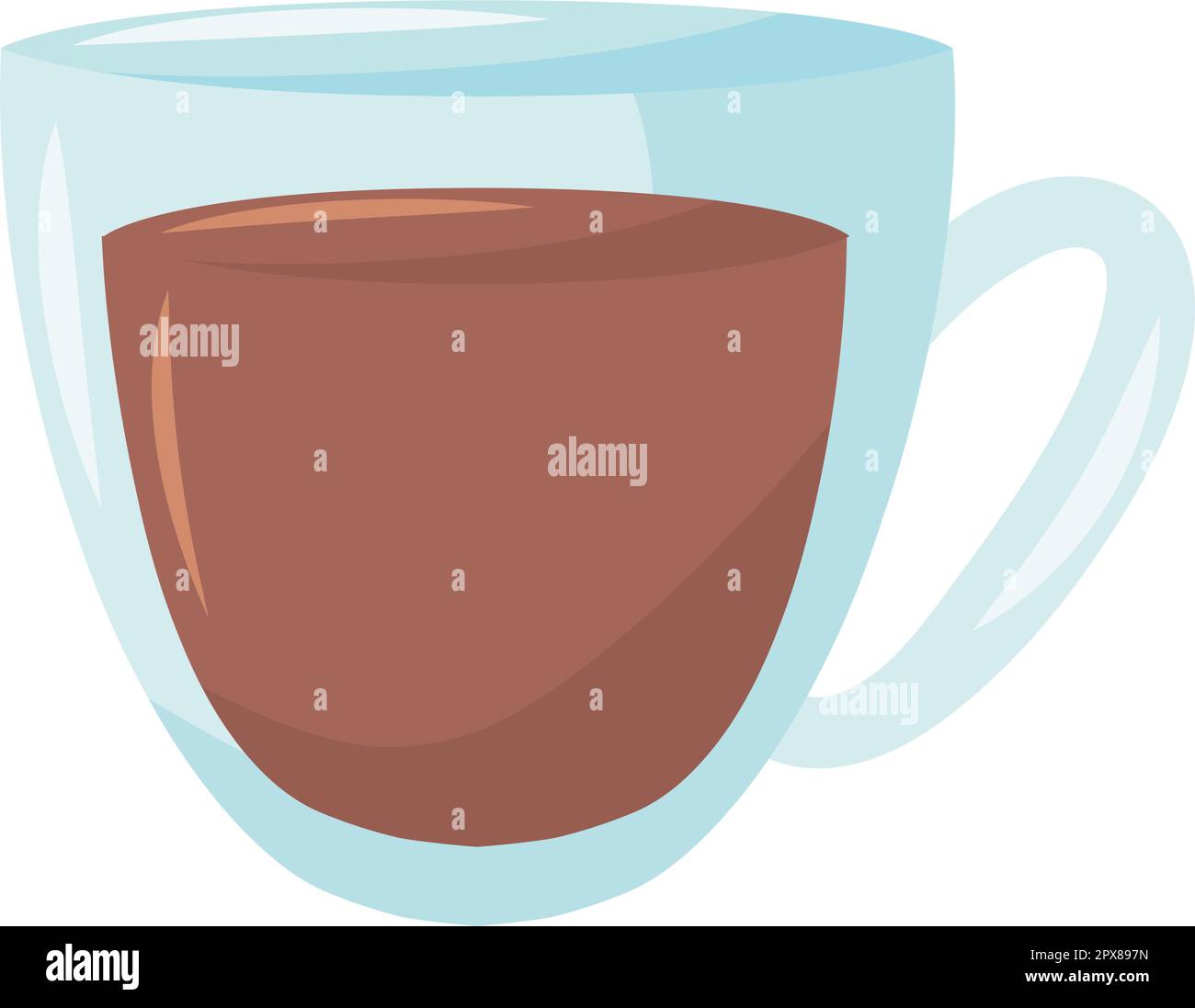 Coffee glass mug Stock Vector Image & Art - Alamy