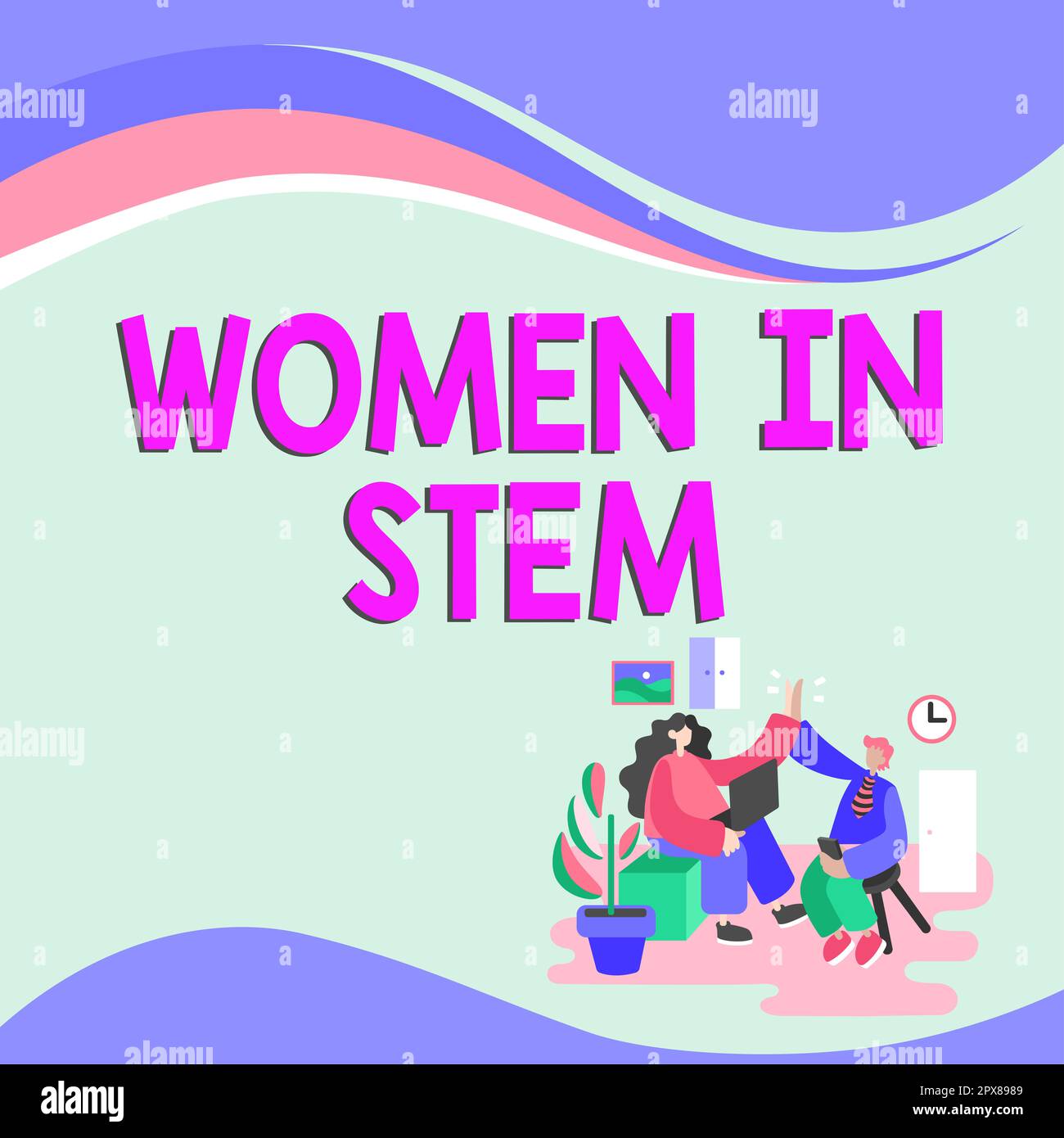 Text showing inspiration Women In Stem, Word Written on Science ...