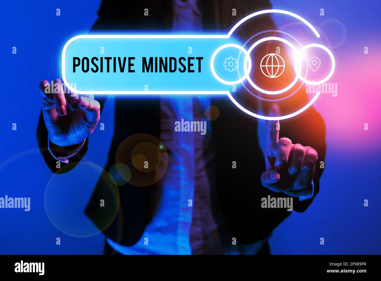 Sign displaying Positive Mindset, Internet Concept mental and emotional ...