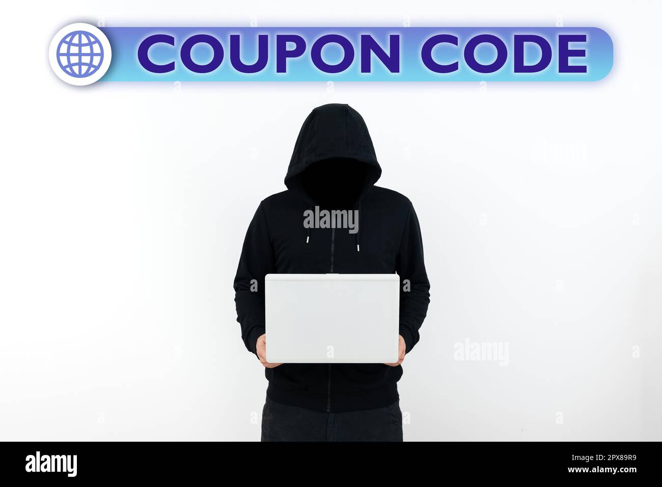 Writing displaying text Coupon Code, Concept meaning ticket or document ...