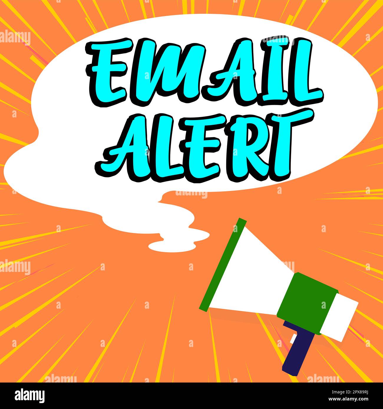 Sign displaying Email Alert, Business idea emails auto generated and ...