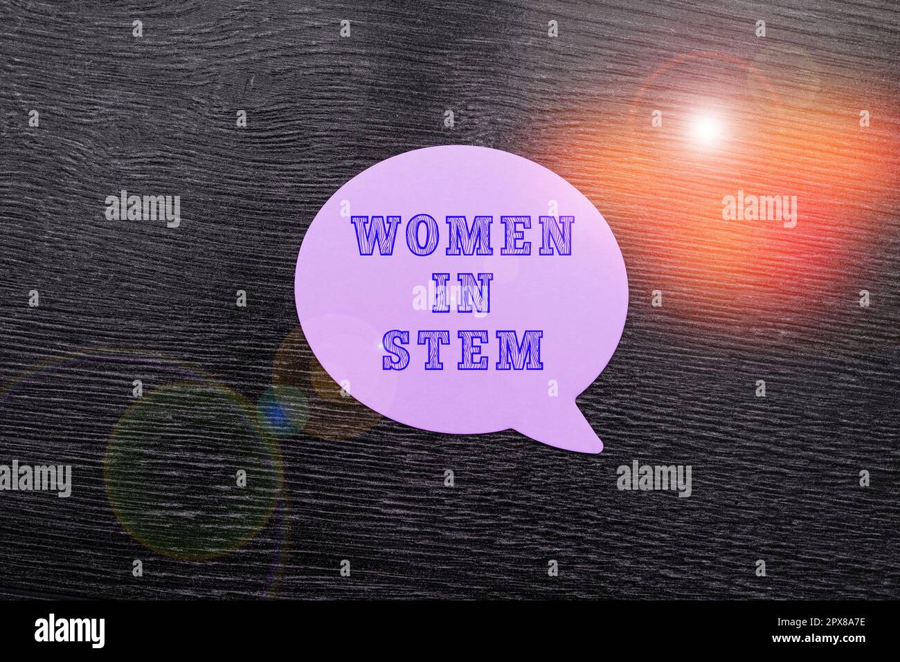 Text showing inspiration Women In Stem, Concept meaning Science ...