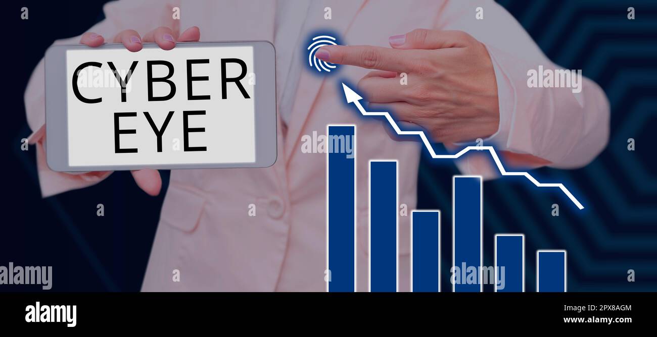 Conceptual display Cyber Eye, Business showcase tool engages in ...