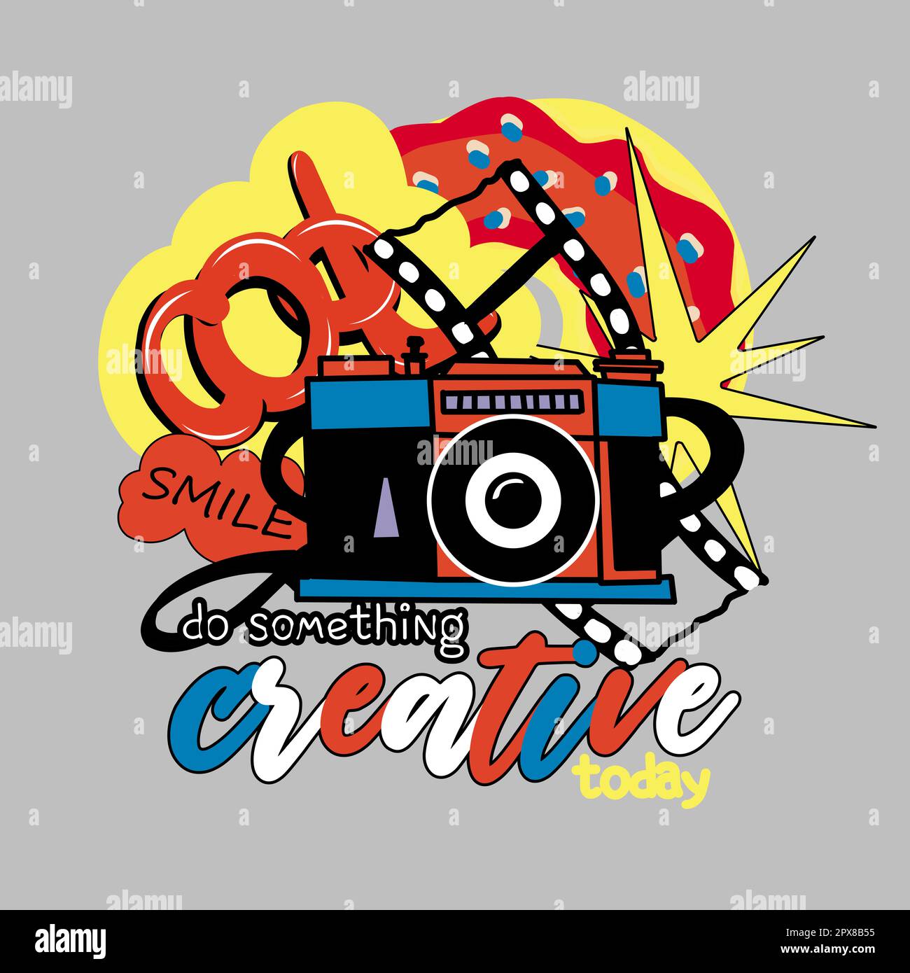 Motivational quote. creative Print in the style of the 90s or 2000s ...