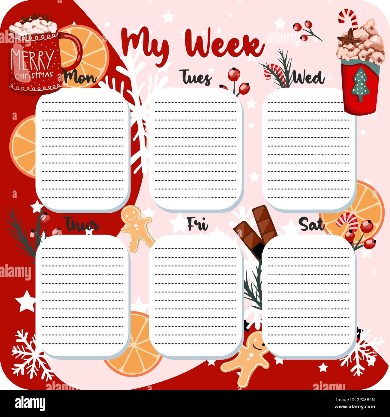 January monthly planner, weekly planner, habit tracker template and ...