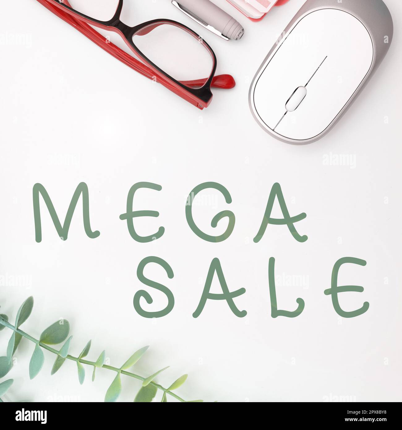 Hand writing sign Mega Sale, Business idea The day full of special ...