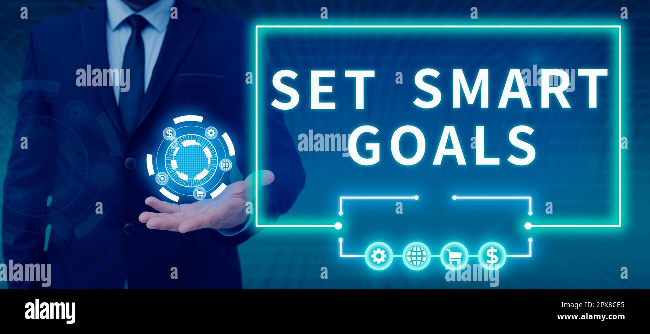 Conceptual caption Set Smart Goals, Concept meaning Establish ... Conceptual caption Set Smart Goals, Concept meaning Establish ...