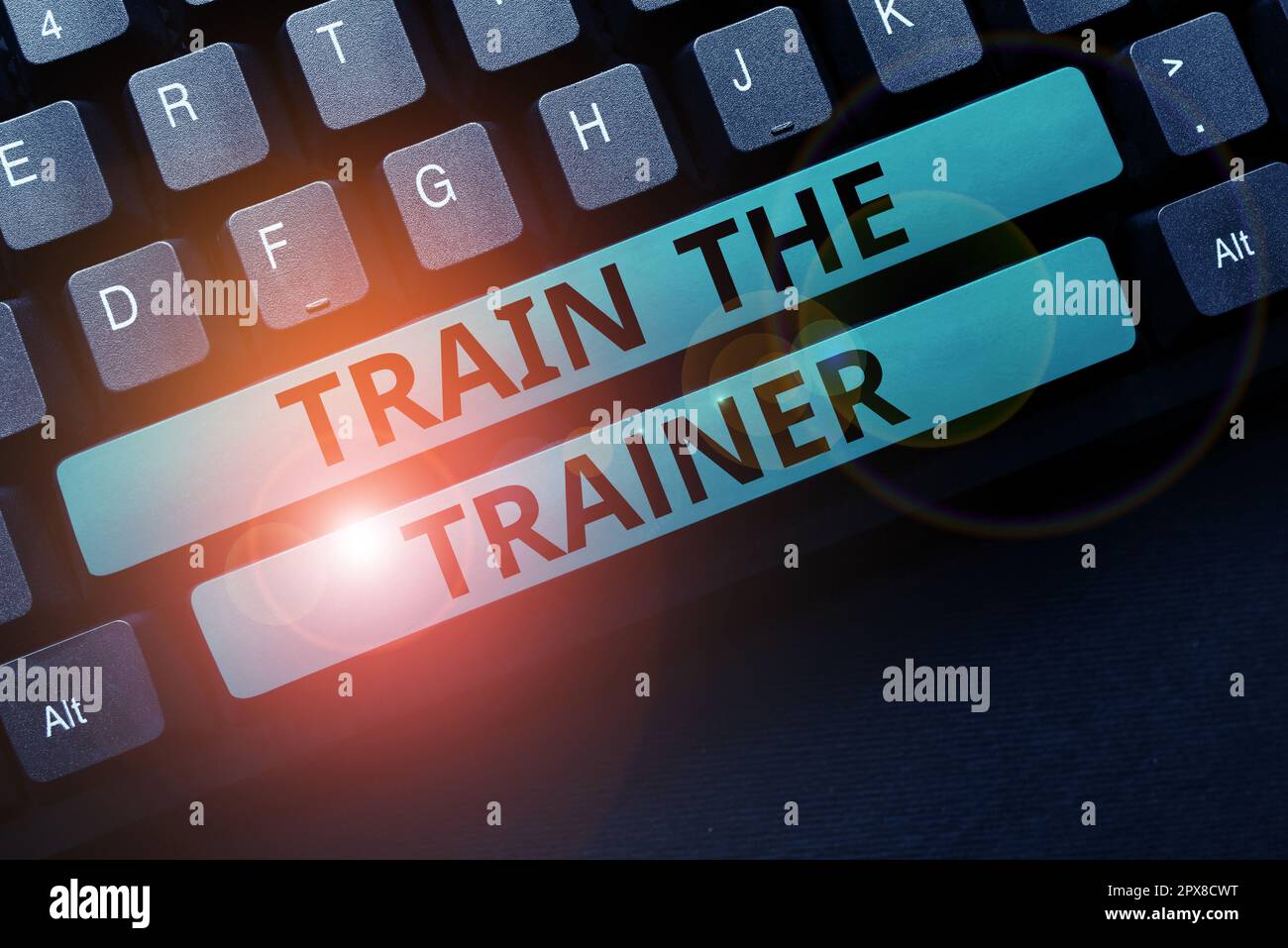 Conceptual caption Train The Trainer, Word for identified to teach ...