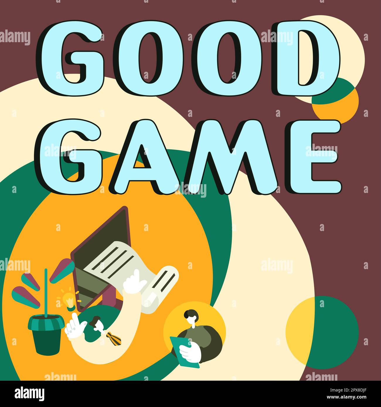 Text showing inspiration Good Game, Word Written on term frequently ...