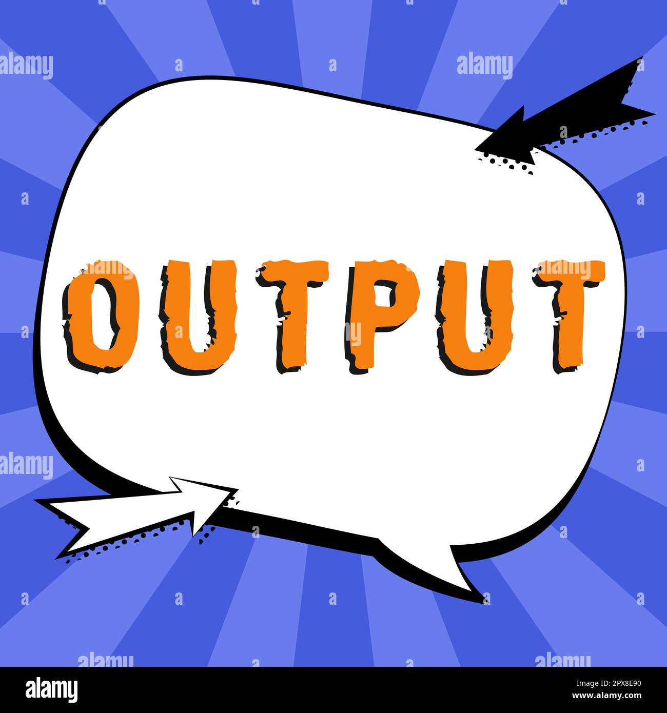 Inspiration showing sign Output, Business concept the final result of ...