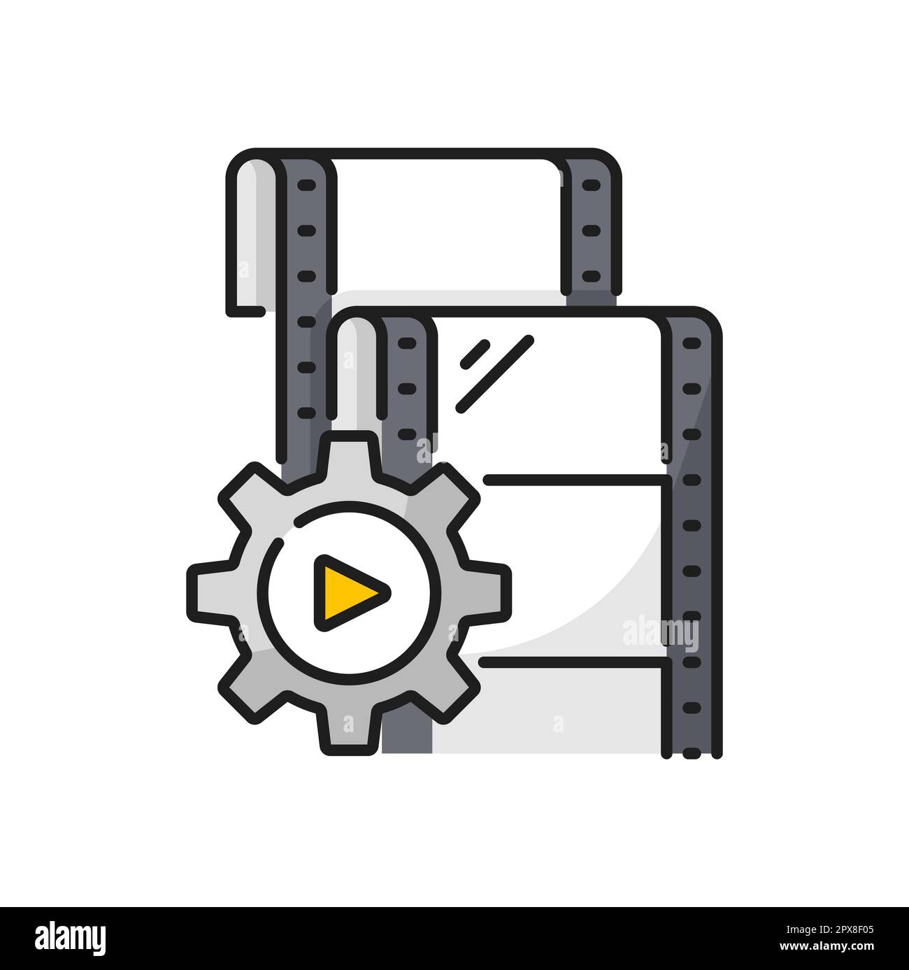 Broadcasting gear Stock Vector Images - Alamy