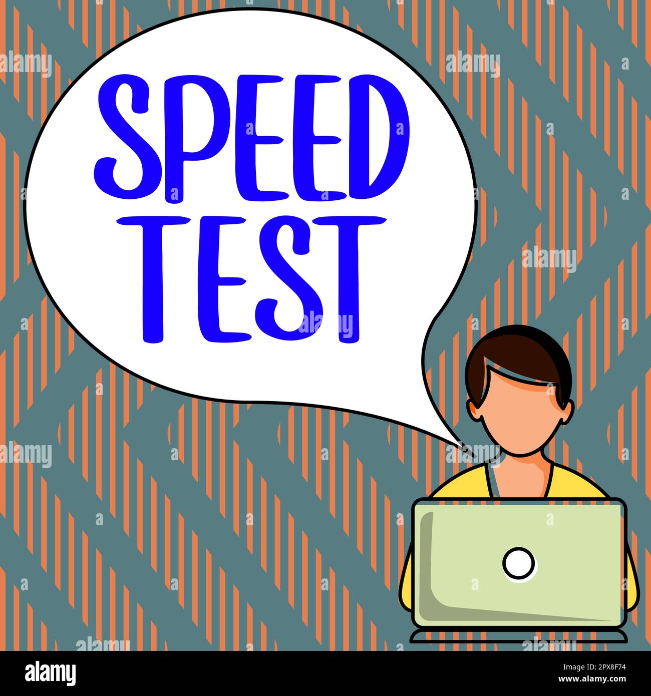 Inspiration showing sign Speed Test, Word for psychological test for ...
