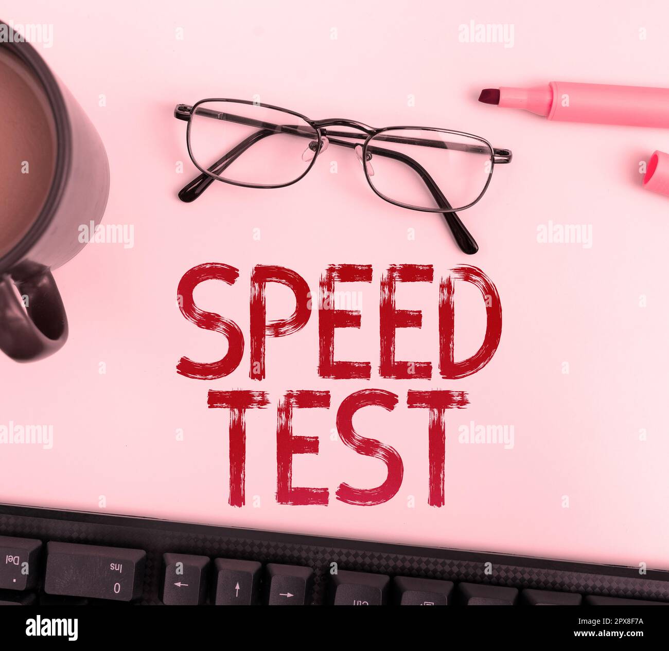 Conceptual display Speed Test, Business idea psychological test for the ...