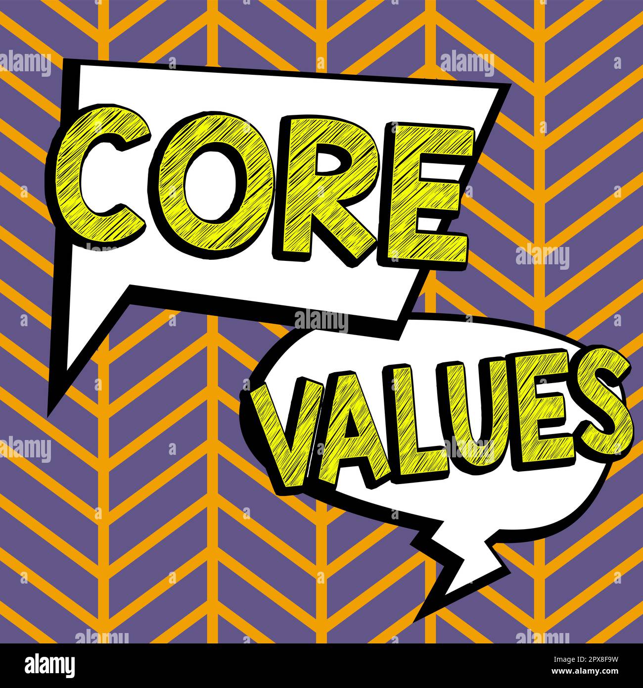 Inspiration showing sign Core Values, Conceptual photo belief person or ...